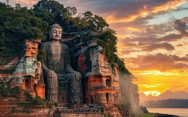 Chengdu: Group Tour to the Leshan Giant Buddha and Giant Panda Base ...