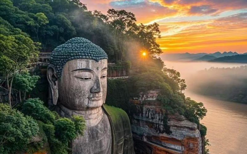 Chengdu: Group Tour to the Leshan Giant Buddha and Giant Panda Base ...